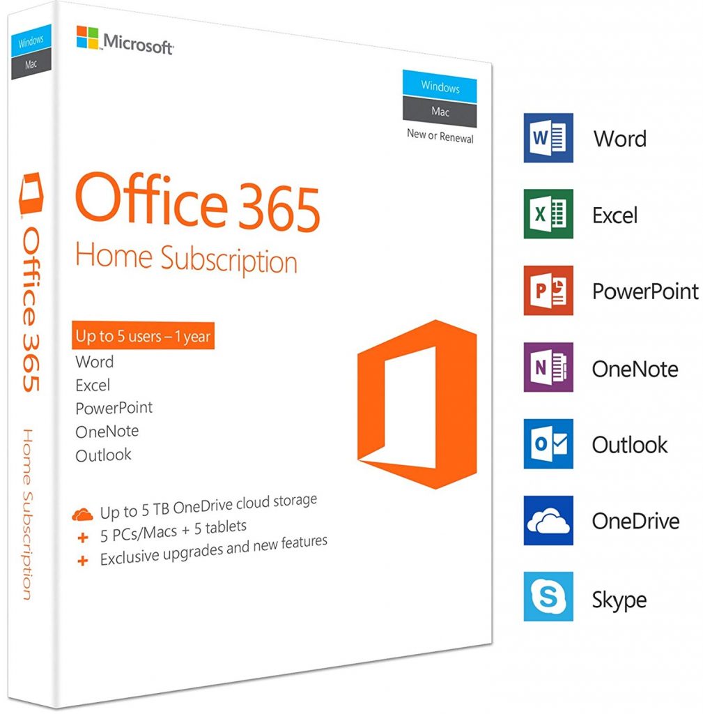 Microsoft Office 365 Personal (1 year Premium Subscription) Word, Excel ...